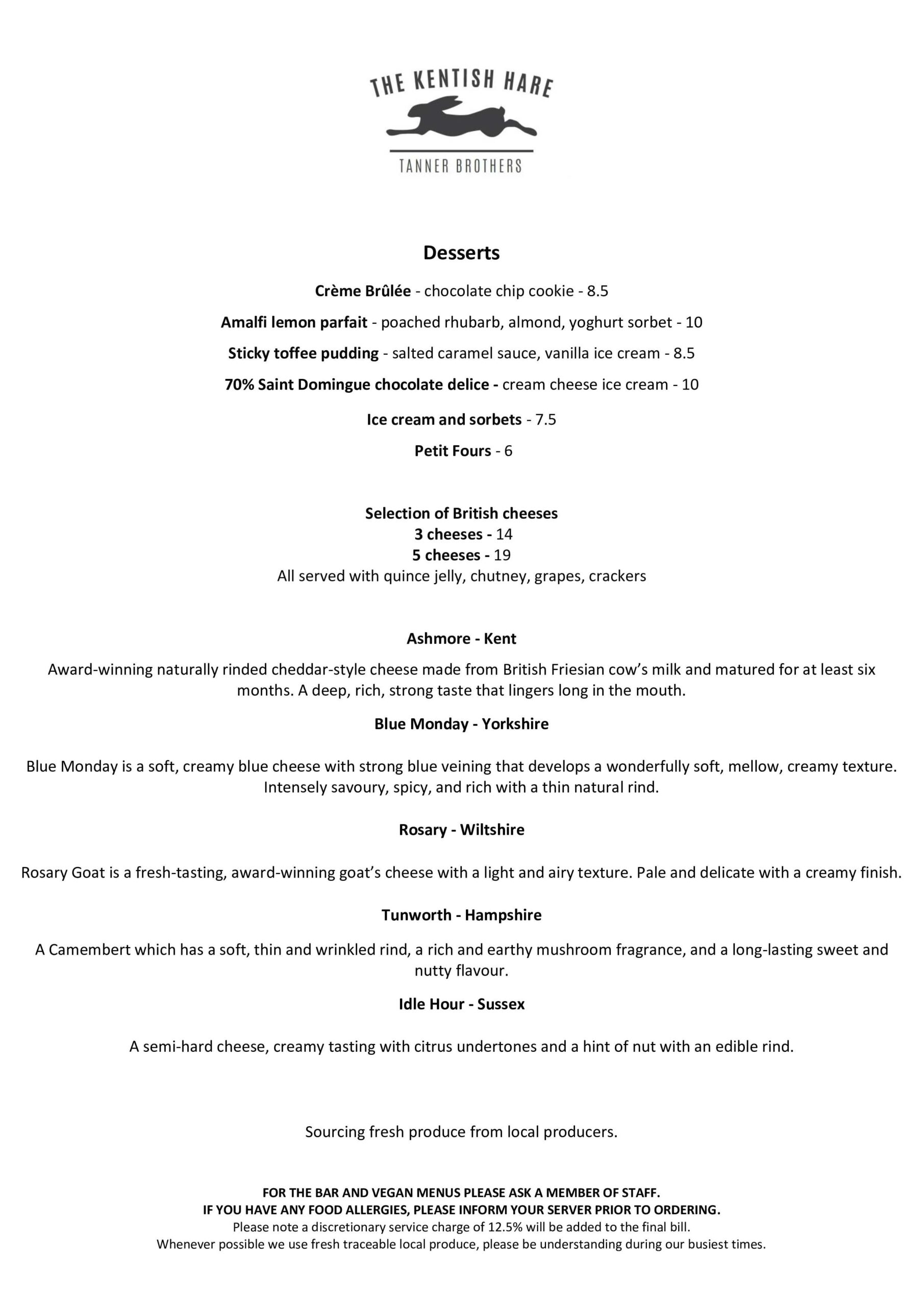 Food & Drink - The Kentish Hare