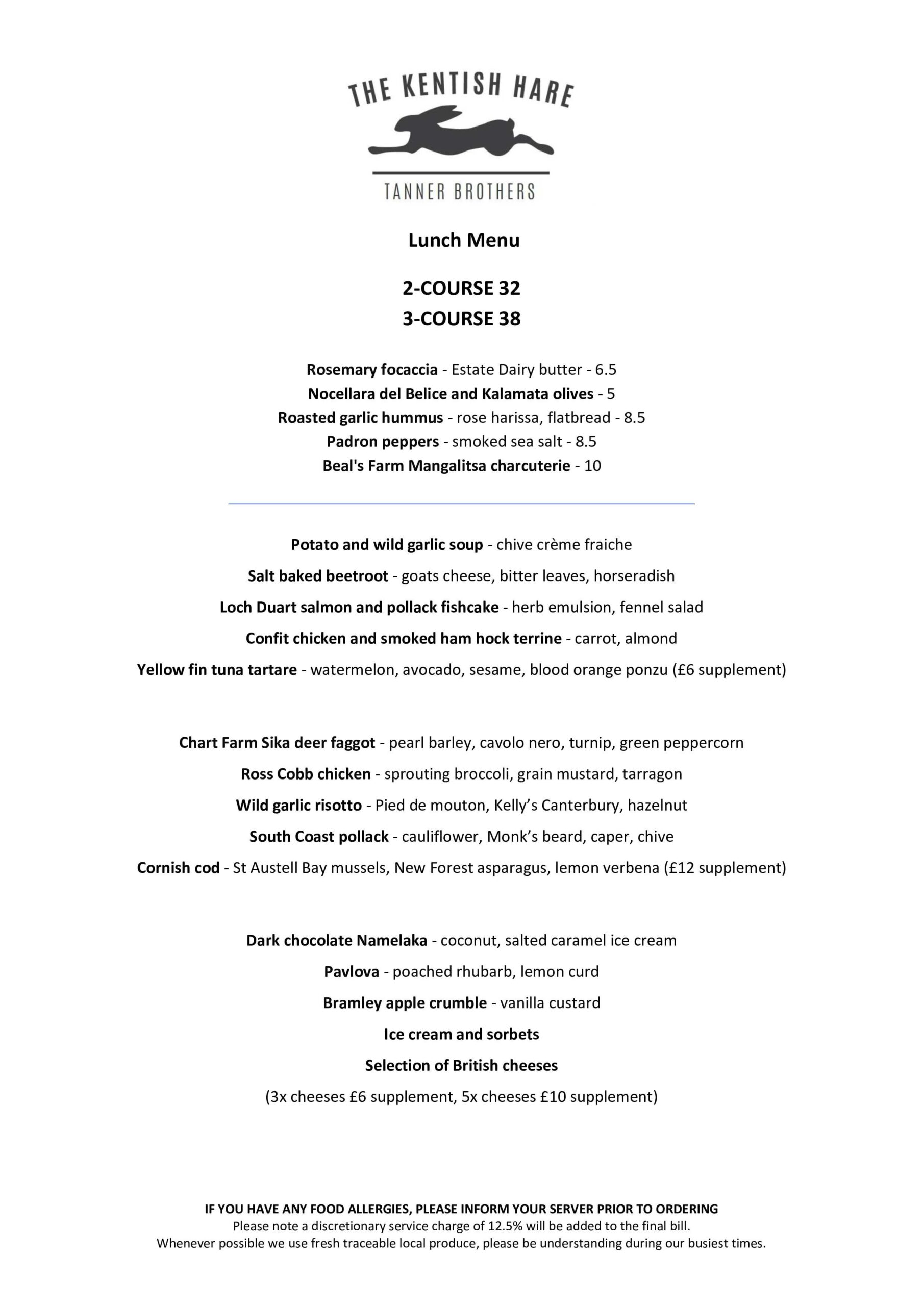 Food & Drink - The Kentish Hare