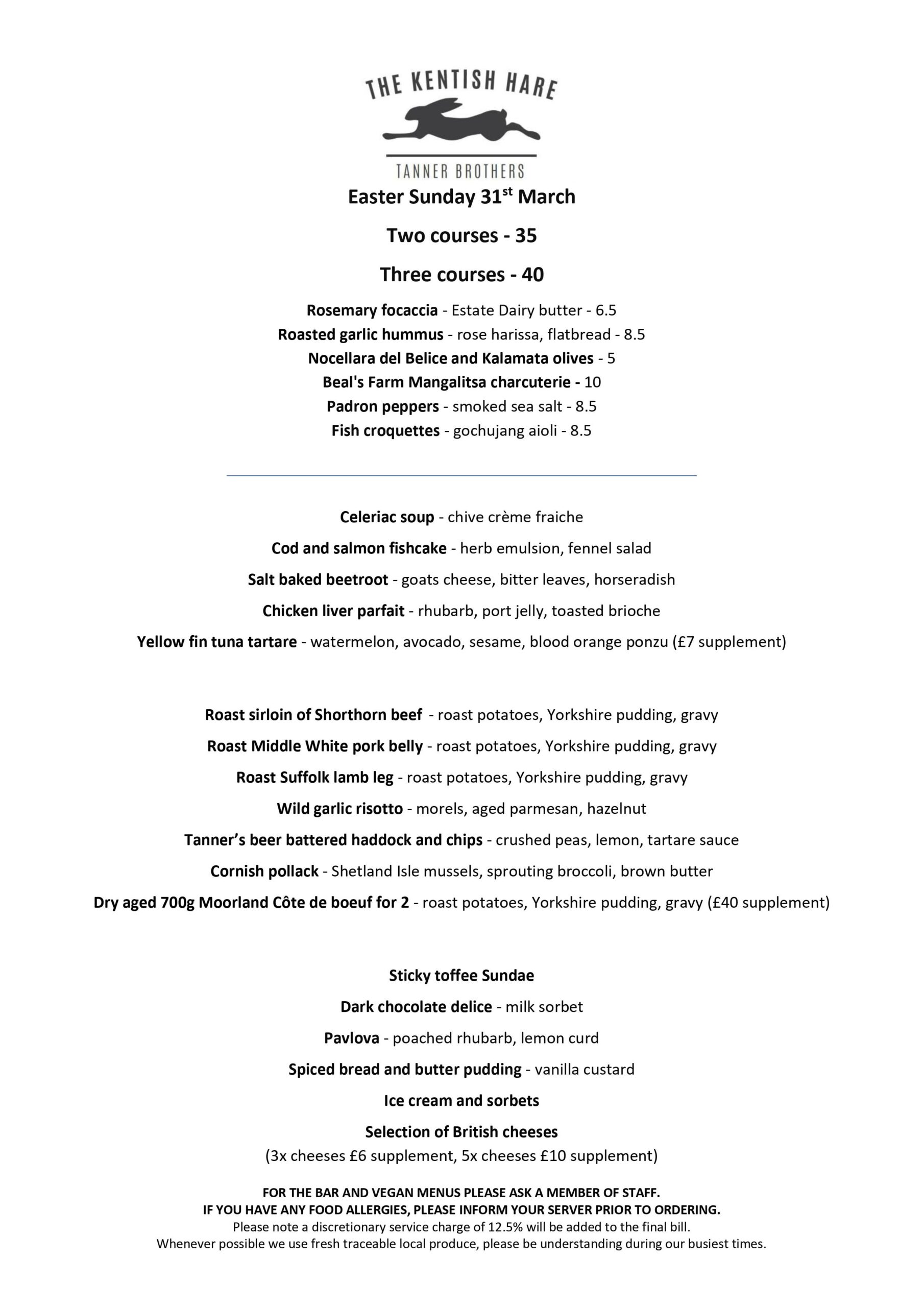 Food & Drink - The Kentish Hare